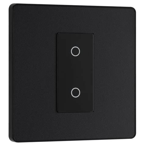 Bg Pcdmbtdm1b Matt Black Evolve 1 Gang 200w Trailing Edge Master Touch