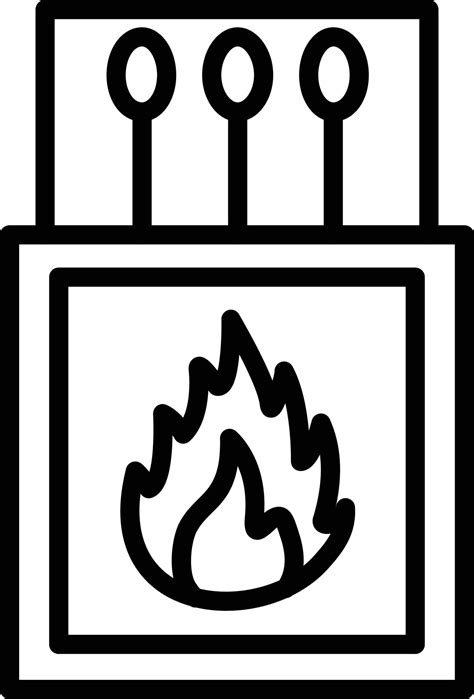 matches line line icon 10594118 vector art at vecteezy