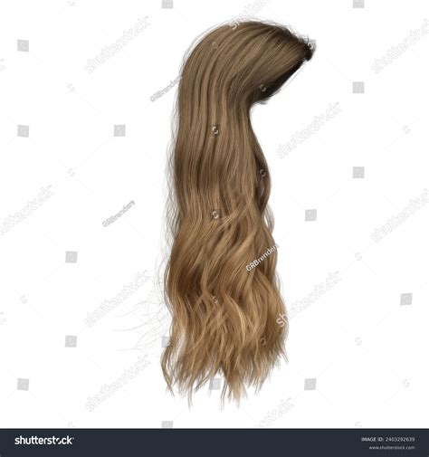 3d Rendering Soft Wavy Elegant Brown Stock Illustration 2403292639