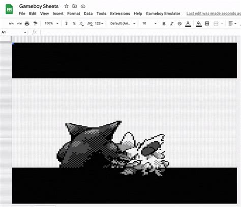 My Attempt At Running A Gameboy Emulator In Google Sheets Gregory Gaines
