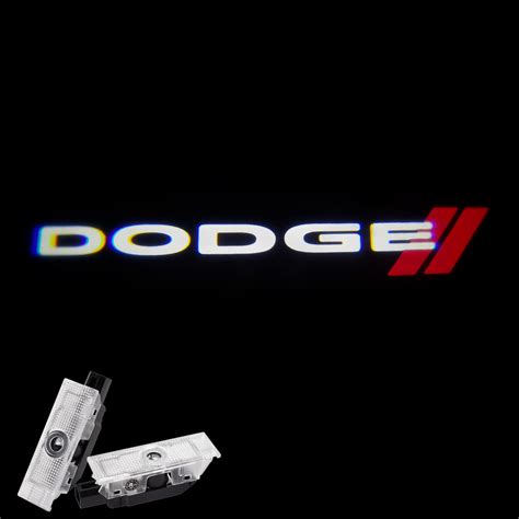 Srt Hellcat Hd Led Door Courtesy Projector Lights For Dodge Challenger