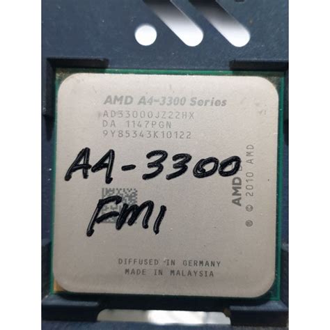 jual processor amd a4 3300 2 5ghz socket fm1 shopee indonesia