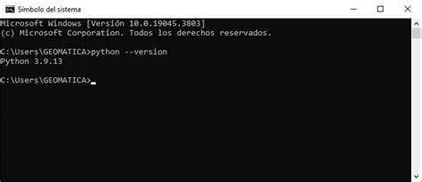 Python instalación windows Geomatica Ambiental