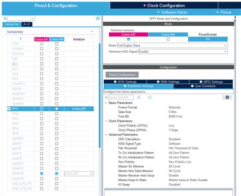 How To Configure Nucleo H755zi As Spi Slave Using