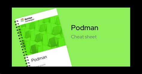sergio seabra on linkedin podman cheat sheet red hat developer