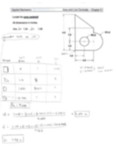 SOLUTION Area Centroids Notes Problems With Solution Studypool