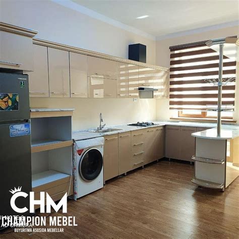 Замонавий ошхона мебеллари Hi Tech услубида Кухонный гарнитур 250 у е Кухонная мебель