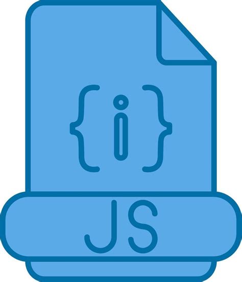 js format filled blue icon 42235619 vector art at vecteezy