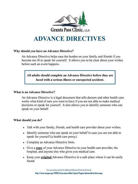 fillable online why should you have an advance directive fax email