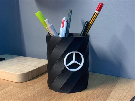 Porta Canetas Mercedes Por Formastampa Makerworld Baixe Modelos 3d