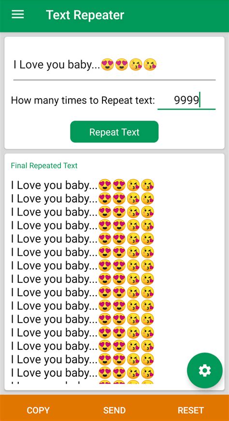 Android Için Text Repeater Repeat Text Up To 10000 Times İndir
