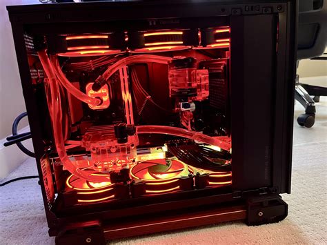 Red Custom Loop Jonsbo D31 Mesh R Mffpc