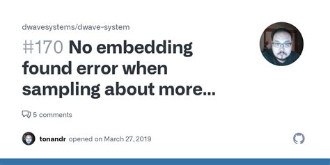 No Embedding Found Error When Sampling About More Than Qubits Using Embeddedcomposite Issue