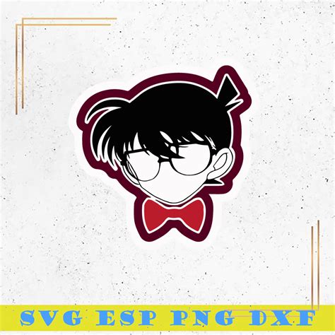 Conan Face Svg Detective Conan Character Svg Manga Svg Inspire Uplift