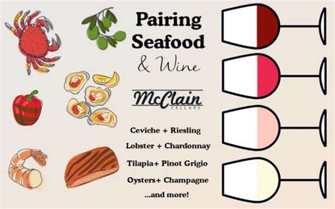 Wine And Seafood Pairing Guide Simplified Mcclain Cellars