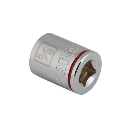 Kobalt Standard Sae 3 8 In Drive 6 Point 5 8 In Shallow Socket In The Sockets And Socket Sets