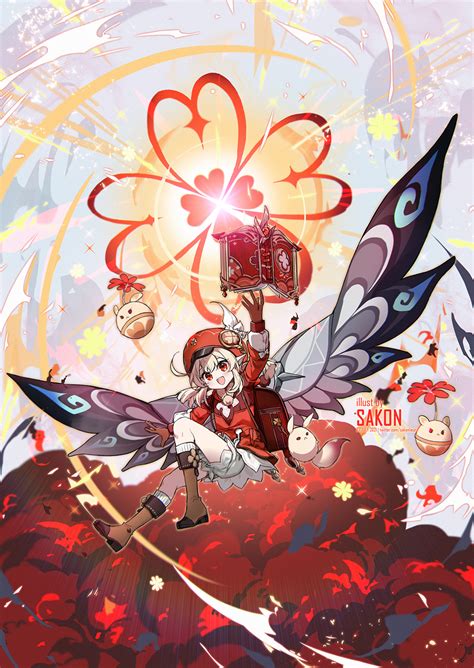 Klee Dodoco And Jumpy Dumpty Genshin Impact Drawn By Sakon Danbooru