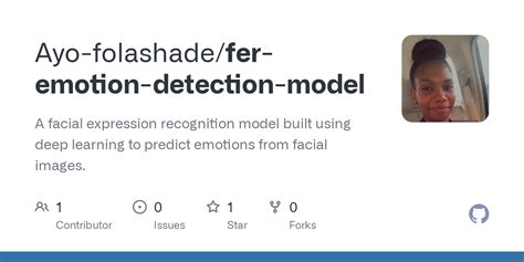 Github Ayo Folashadefer Emotion Detection Model A Facial Expression