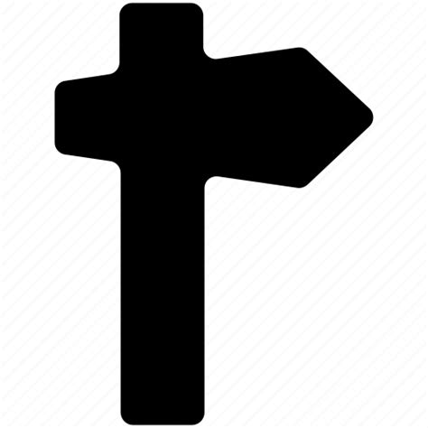 Direction Directional Arrow Guidepost Pointer Signpost Icon