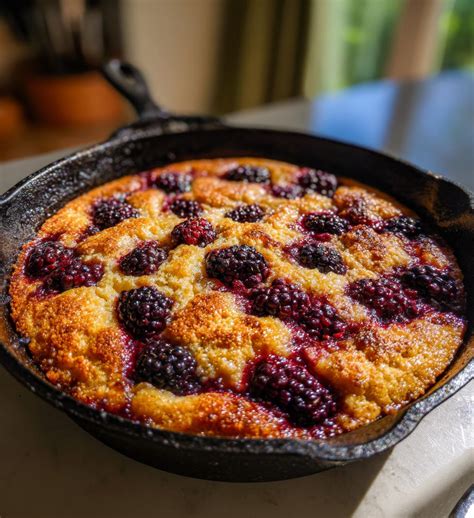 Easy Skillet Blackberry Cobbler 5 Simple Steps To Bliss Vihaad Recipes
