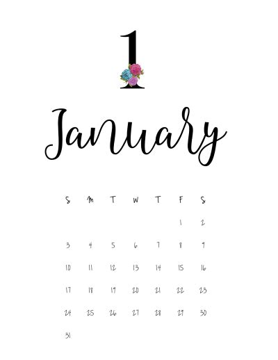 Minimilistic Calendar