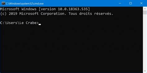 Remplacer Powershell Par Linvite De Commandes Cmd Dans Windows 10 Le Crabe Info