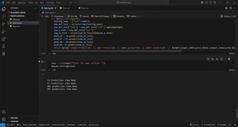 Aayush Rai On Linkedin Python Pandas Fakenewsdetection Datascience Machinelearning