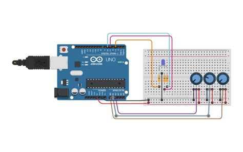 Circuit Design Funcionamiento Del Led Rgb Tinkercad