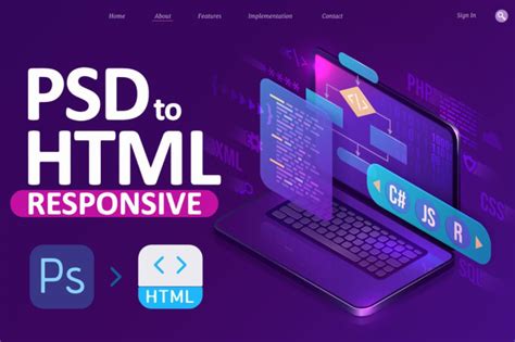Convert Any Type Of Psd And Xd Files To Responsive Html Css Layout By
