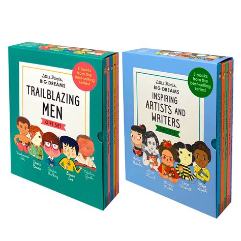 Little People Big Dreams 10 Books Box Set Artists And Writers Trailb
