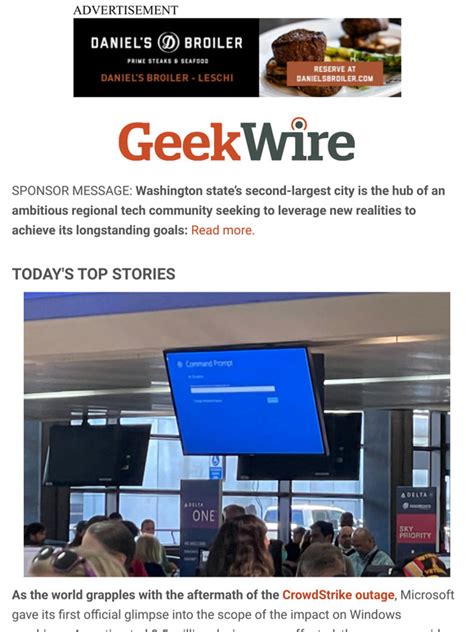 Geekwire Microsoft Reveals Scope Of Crowdstrike Impact On Windows Machines Milled