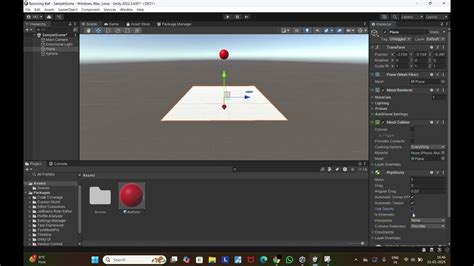Create A Bouncy Ball With Continuous Jump Movement In Unity Rigidbody