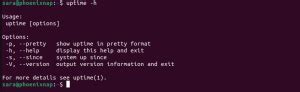 Linux Uptime Command Syntax Options Examples