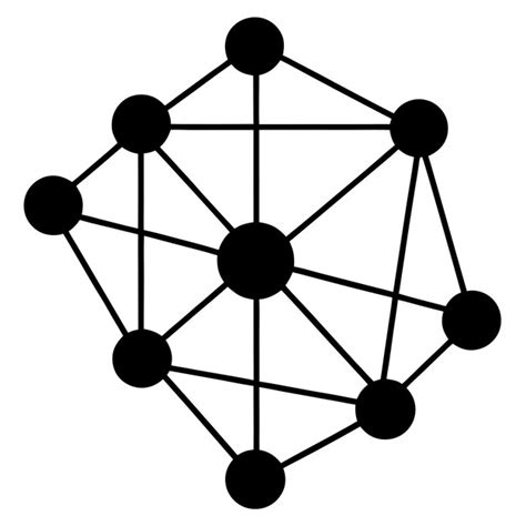 interlinked nodes with circuit lines robust network and communication