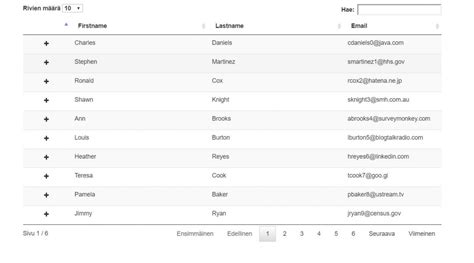 JavaScript Datatable Design Code Examples OnAirCode