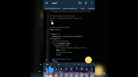 Python Program To Check Prime Number Shortvideo Shorts Python