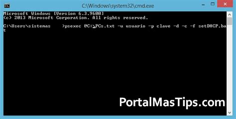 Ejecutar Archivo Bat Remotamente Con Psexec Portaltips