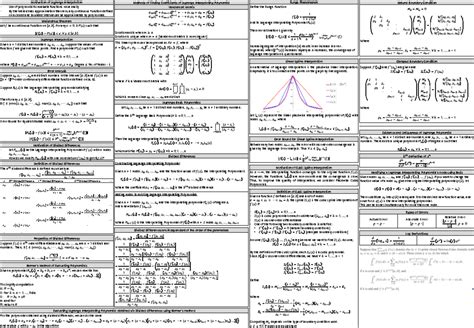 Ma2213 Cheatsheet Finals Motivation Of Lagrange Interpolation Use Of Polynomial To Evaluate