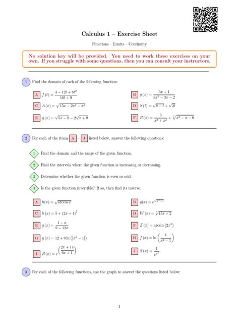Exercisesheet1 1 Pdf Function Mathematics Asymptote