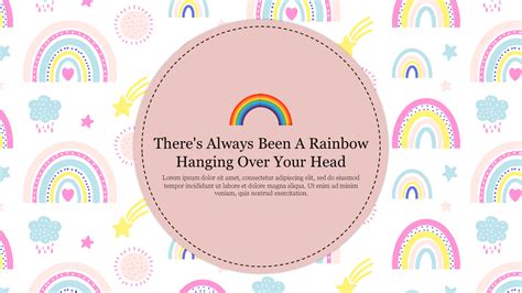 Boho Rainbow PowerPoint Template Free Google Slides