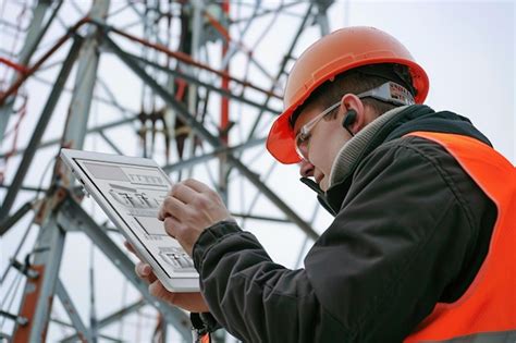 Conducting Site Surveys For Telecom Towers Ar Generative Ai Premium Ai Generated Image