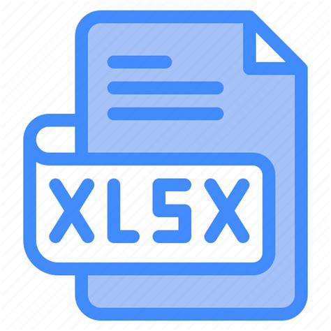 Xlsx File Type Format Extension Document Icon Download On Iconfinder