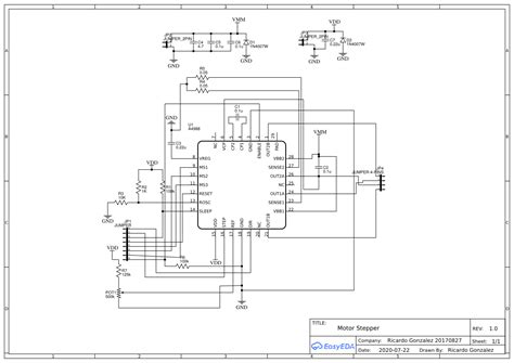 motor stepper easyeda open source hardware lab