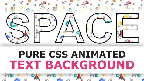 animated text background with css clip masking css animation effects