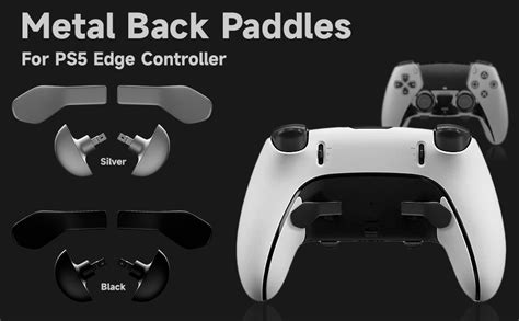 Kd Fly Metal Back Paddles For Ps5 Edge Controller 4pcs Metal Replacement Back