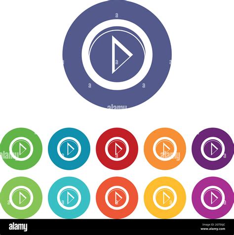 Circle Vector Icons Stock Vector Images Alamy