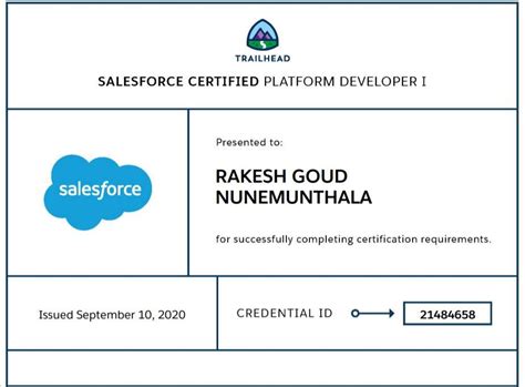 Rakesh Goud N On Linkedin Salesforce Developer