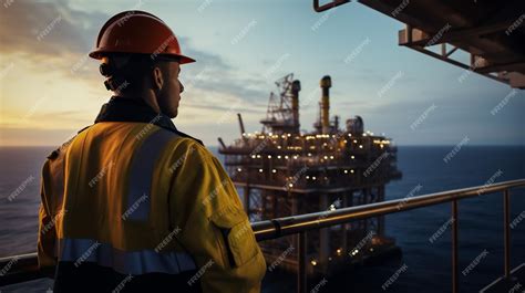 Premium Photo Filipino Deck Officer On Deck Of Vessel Or Ship Wearing Ppe Personal Protective
