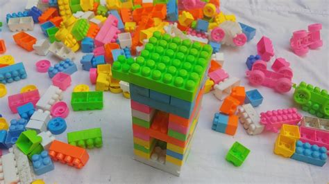 Building asmr Blocks/Satisfied relextion/Color full/Toys block - YouTube