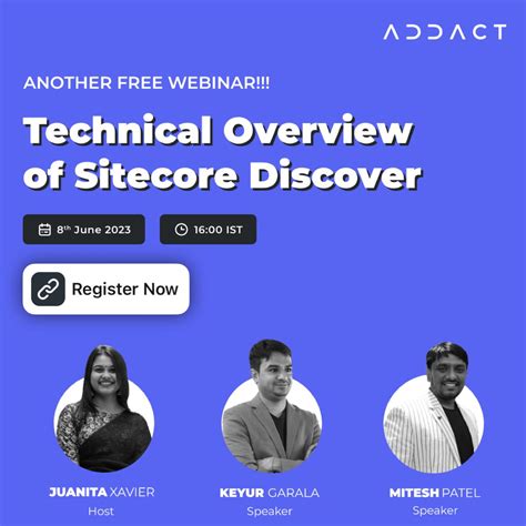 addact on linkedin addact sitecore discover webinar